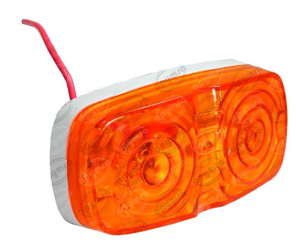 LUZ POSICION MICA AMBAR LATERAL 12V TIPO HELLA DOBLE OPTICA PLASTICOS ...